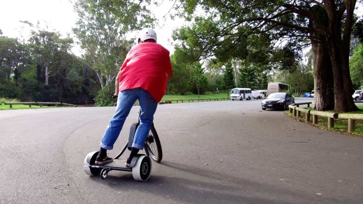 DC-Tri: The Stand-Up Scooter or Standing Electric tricycle - EvNerds