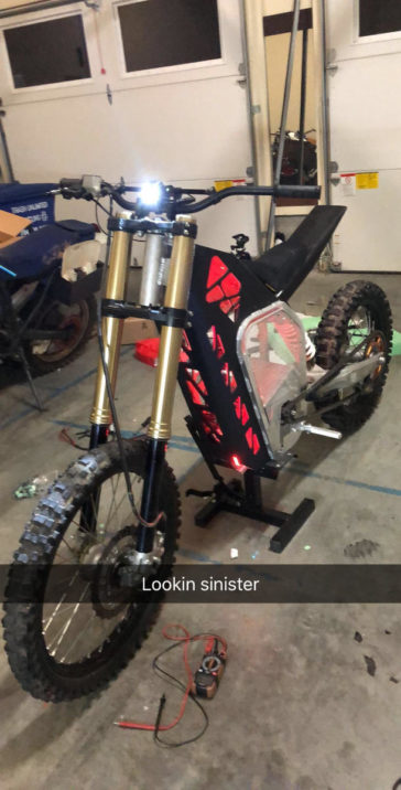 Custom Electric Motorcycle build by Shan Roy - EvNerds