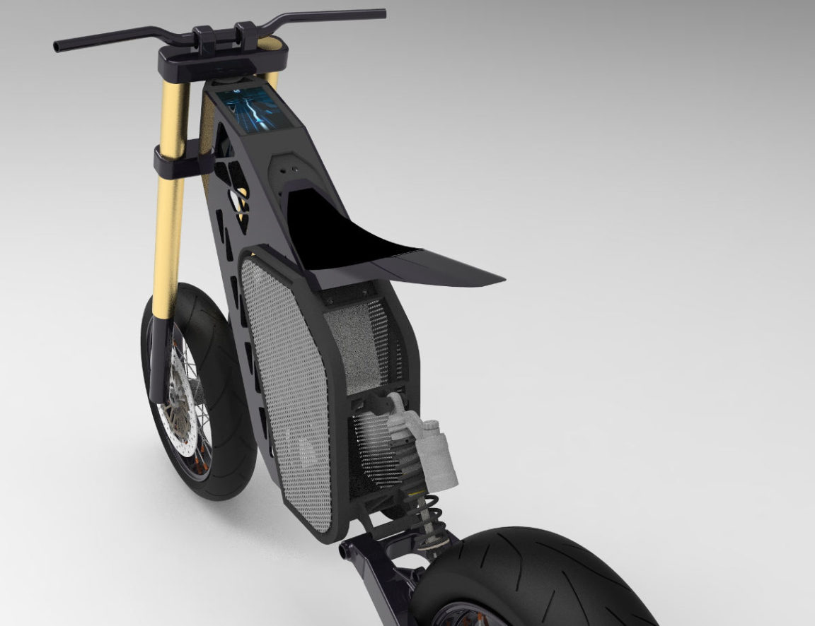 Custom Electric Motorcycle build by Shan Roy - EvNerds